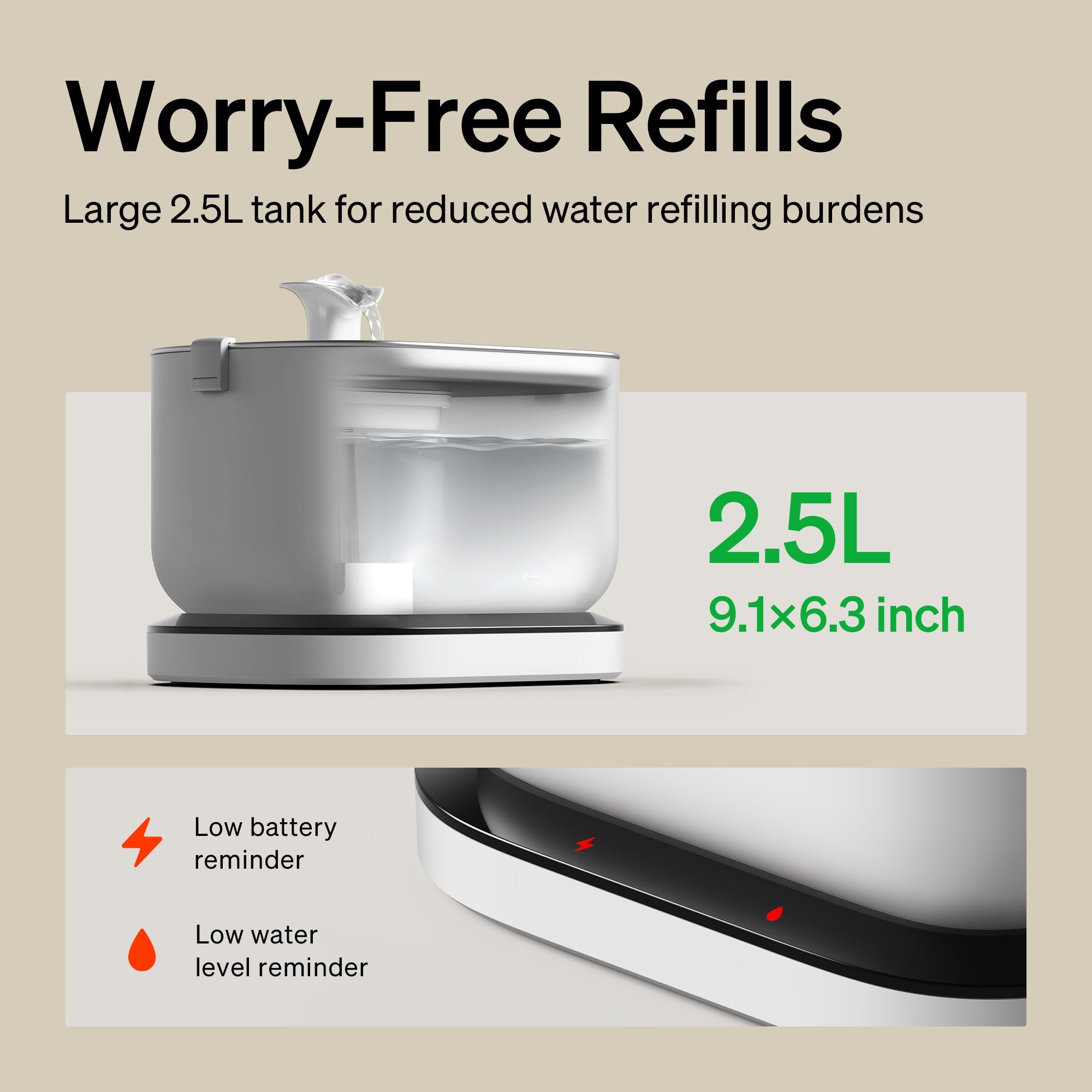 Petlibro Dockstream Cordless Fountain – PETLIBRO