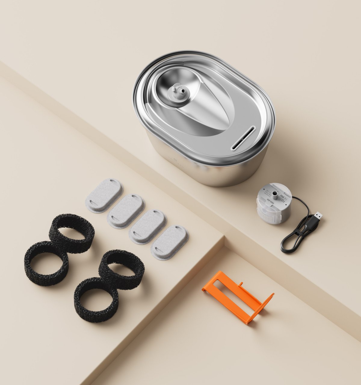 Petlibro Stainless Steel/Rainbow Replacement Pump